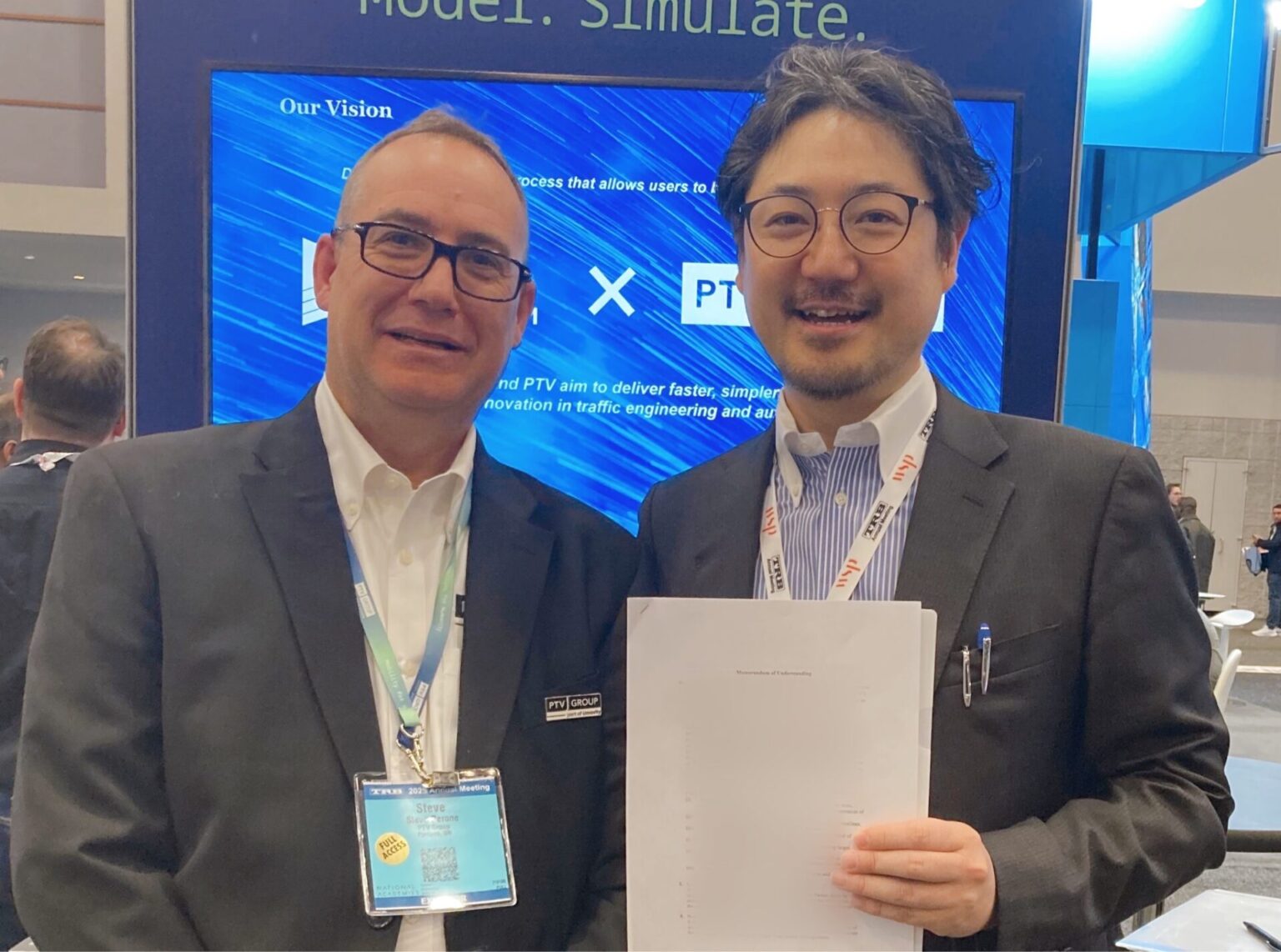 MOU (Memorandum of Understanding) Signed with PTV Group -Contributing ...